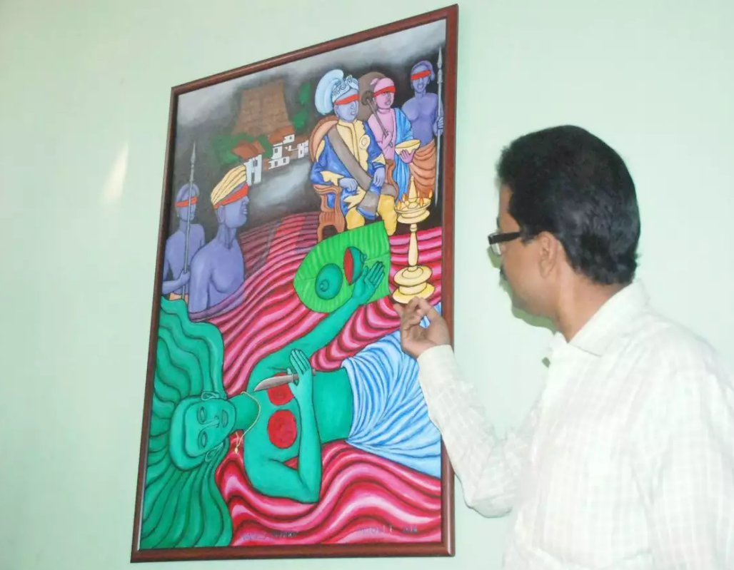 story of nangeli who cut her breast protest breast tax