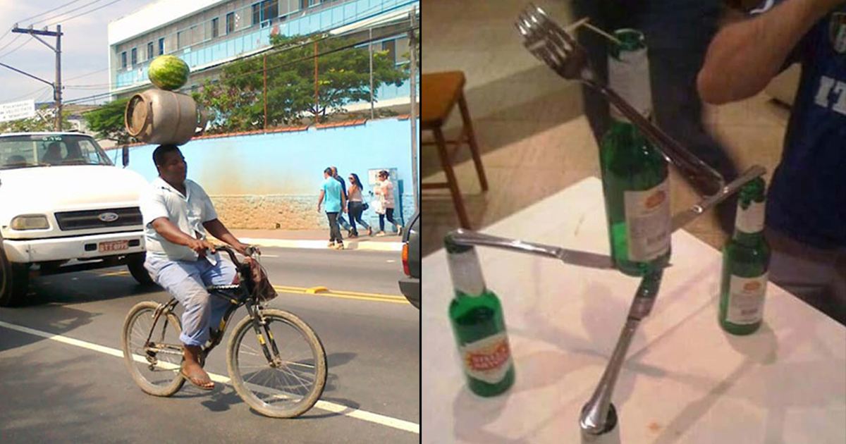 These Pictures Completely Defy The Law Of Physics