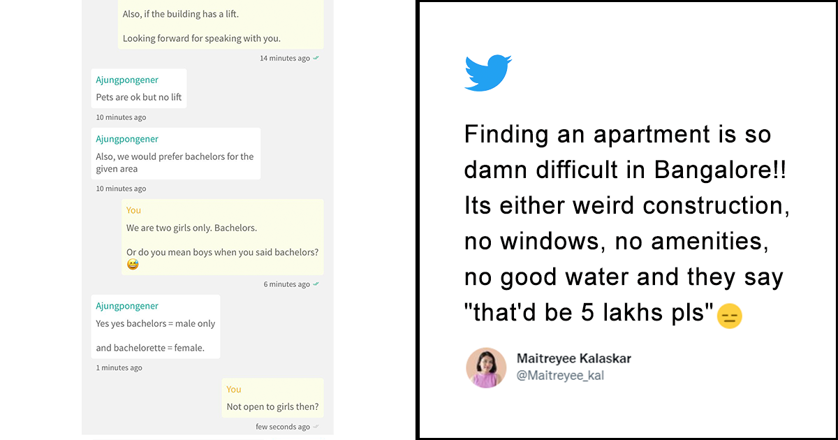 Bangalore landlords and Single Girl chat gone viral