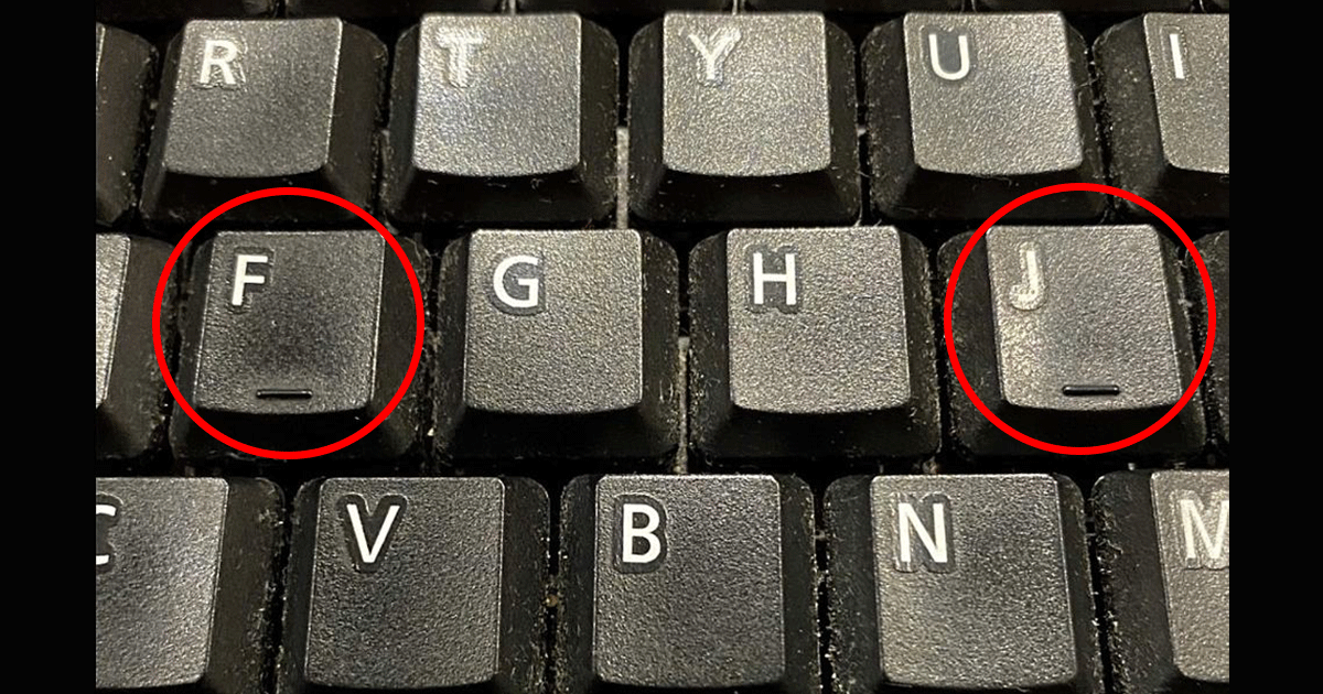 Fact About Keyboard: की-बोर्ड में 'F' और 'J' पर क्यों होता है Dash?