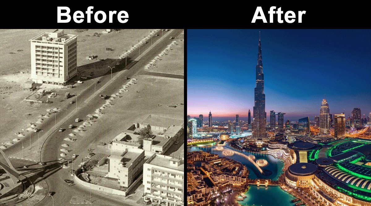 Look at these 15 pictures of Dubai, how much this city has changed in ...