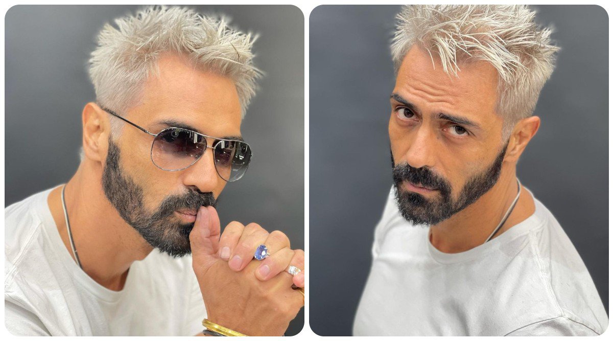 Bollywood star Arjun Rampal surprised fans with his new hairstyle