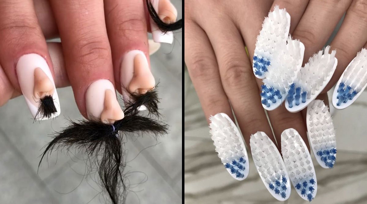 Most funny and weird nail designs | अजीबोगरीब नेल डिजाइन