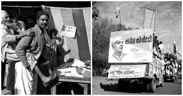 first general elections photos india