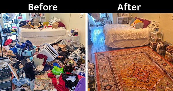 The Magical Power of Cleaning Captured in These Before and After Pics.