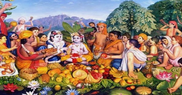 Story Behind Chappan Bhog offered to God krishna. छप्पन भोग क्यों लगाया ...