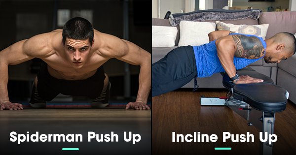 Types Of Push Ups. तरह-तरह के Push Ups.