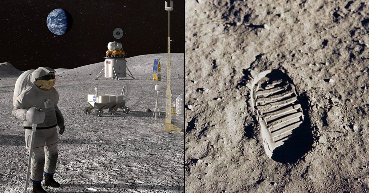 Footprints Of Human Never Disappear On Moon