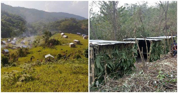A Village in Manipur Building Bamboo Huts for Those in Quarantine ...