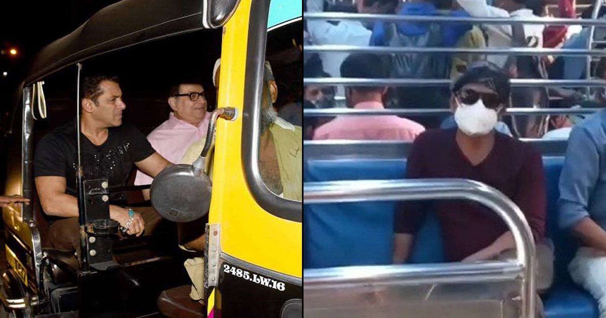 Bollywood Actor In Public Transport.