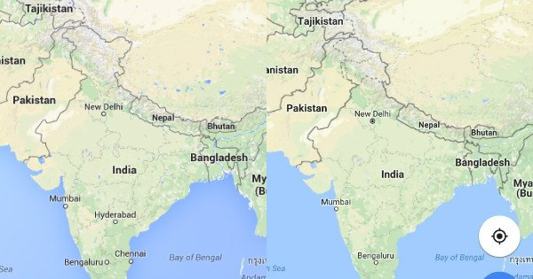 क़ानून के हिसाब से दिखाता है गूगल हर देश की सीमाएं, देश बदलते ही बदल ...