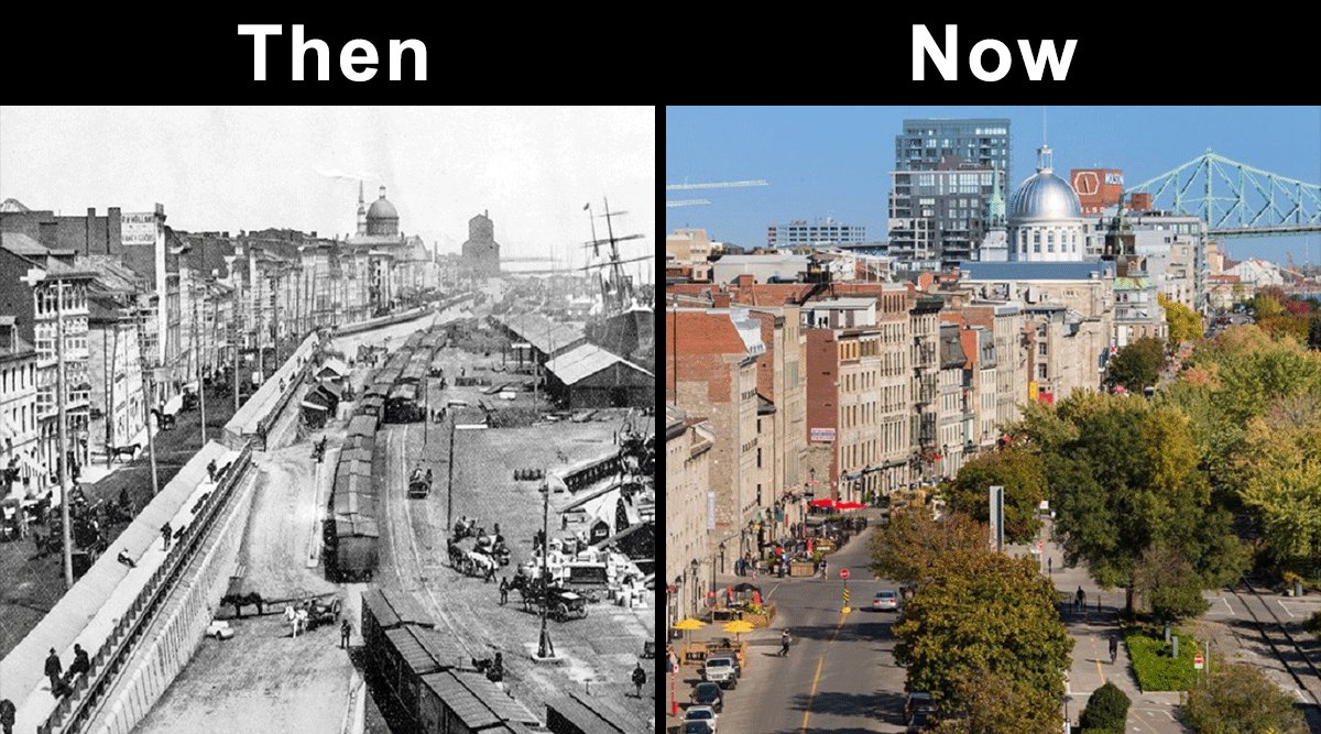 20 Then and Now Photos of Canada | पहले और अब के कनाडा की तस्वीरें