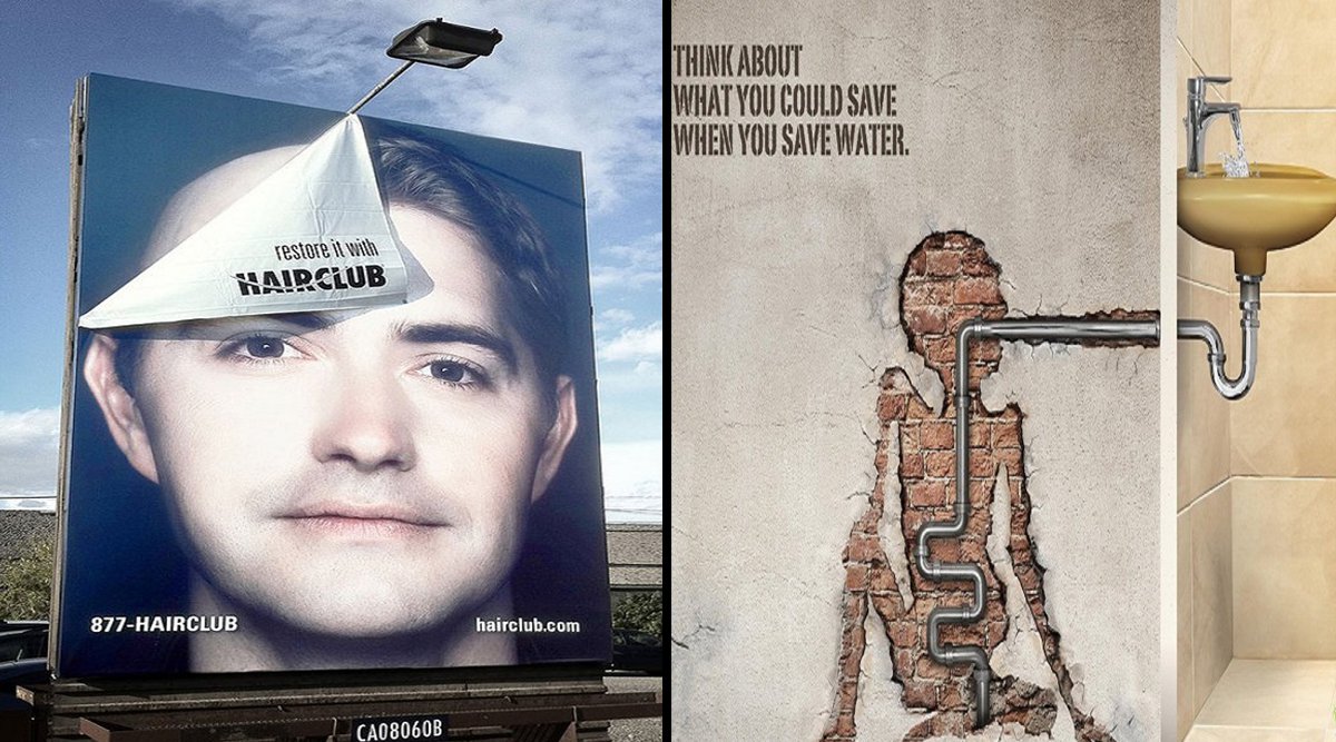 22 Most creative outdoor ads | क्रिएटिविटी से भरपूर विज्ञापन
