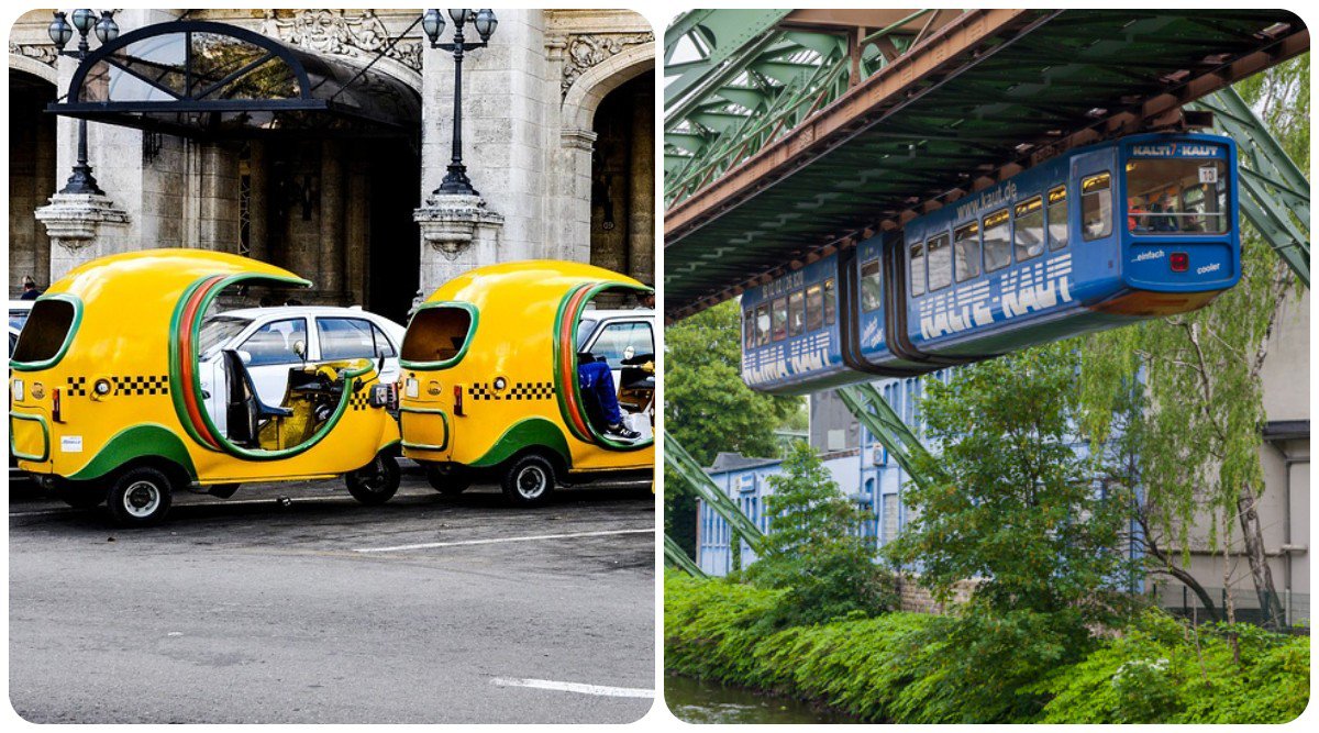 12 of the most unusual modes of transport