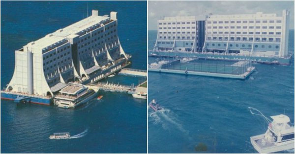 world First floating hotel John Brewer Floating Hotel. दुनिया का पहला ...