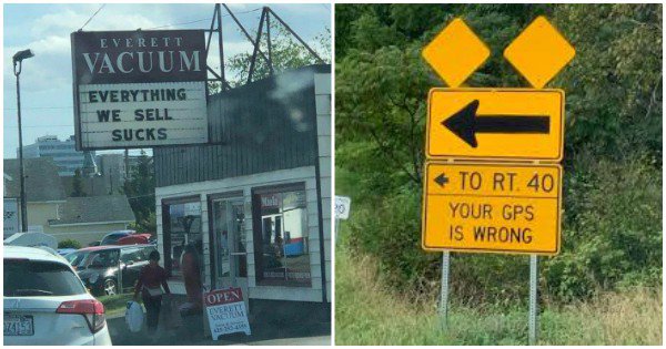 Funny Sign Board. फ़नी साइन बोर्ड.