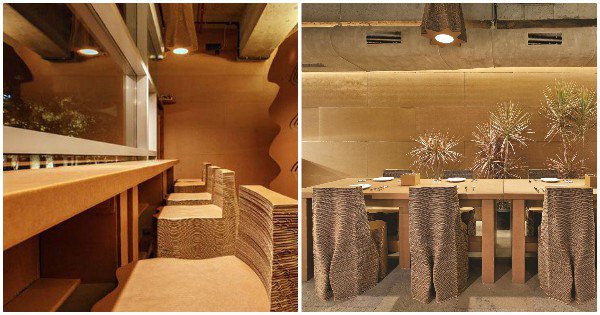 Mumbai's Cardboard Cafe. मुंबई का कार्डबोर्ड कैफ़े.