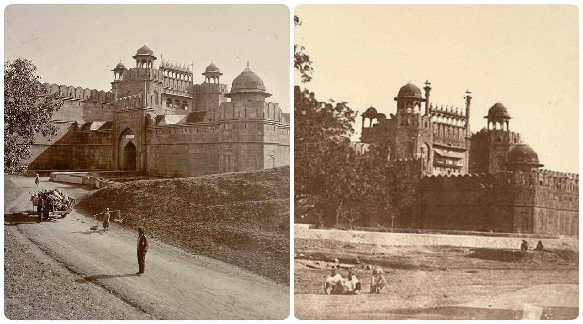 20 Old and Rare picture of Red Fort