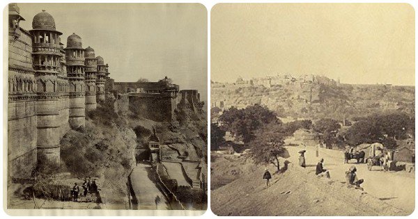Indian History: 100 year old pictures of 'Gwalior Fort', which is built ...