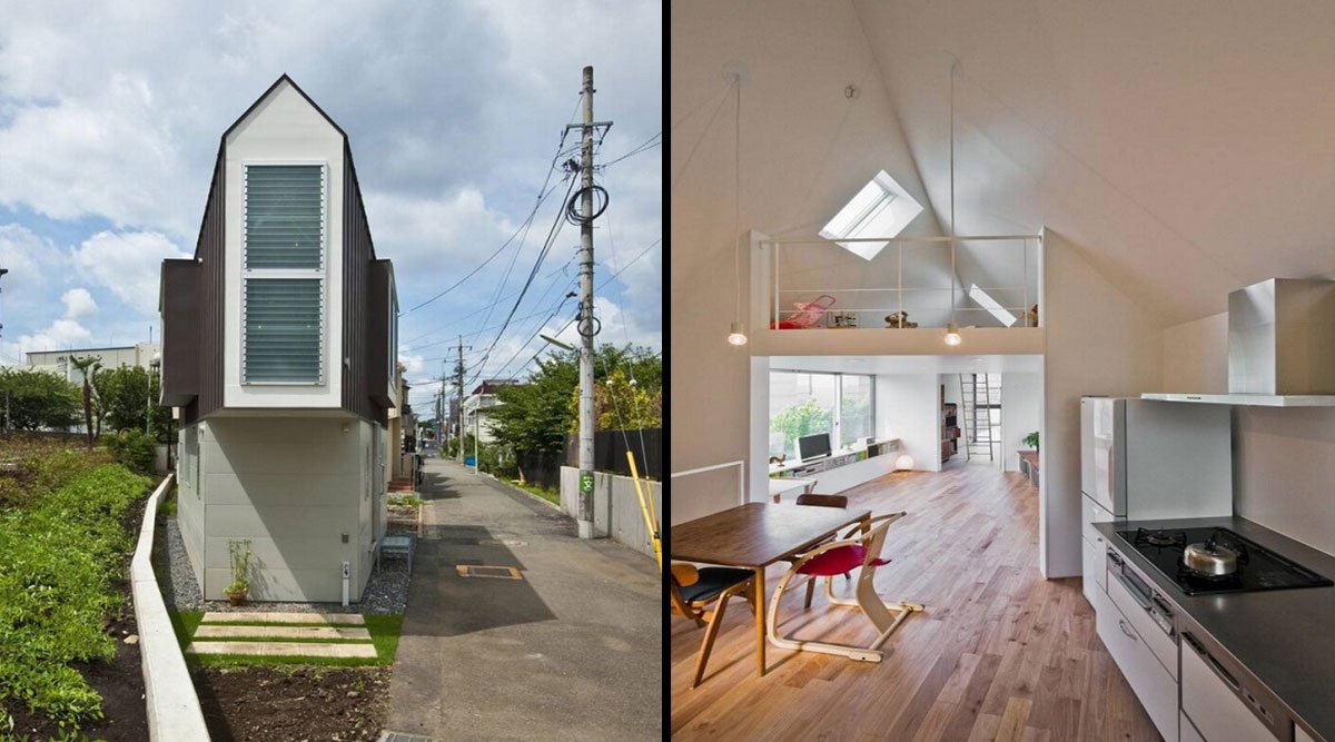 11 photos of japan narrow house design | आकर्षक जापानी आर्किटेक्चर