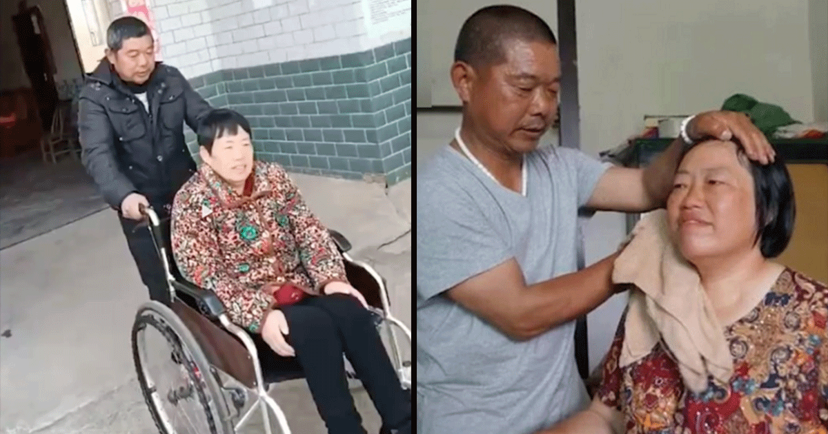 Viral Love Story Man Taking Care Of Paralysed Girlfriend