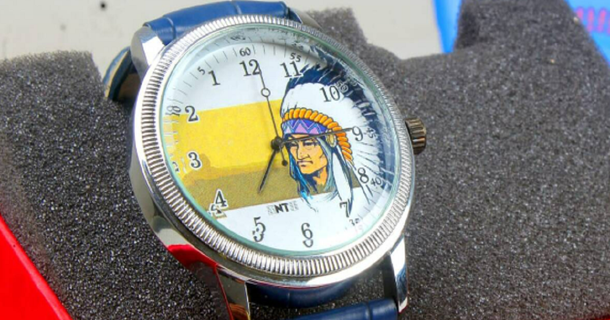 Anti-Clockwise Wristwatch Tribal Watch