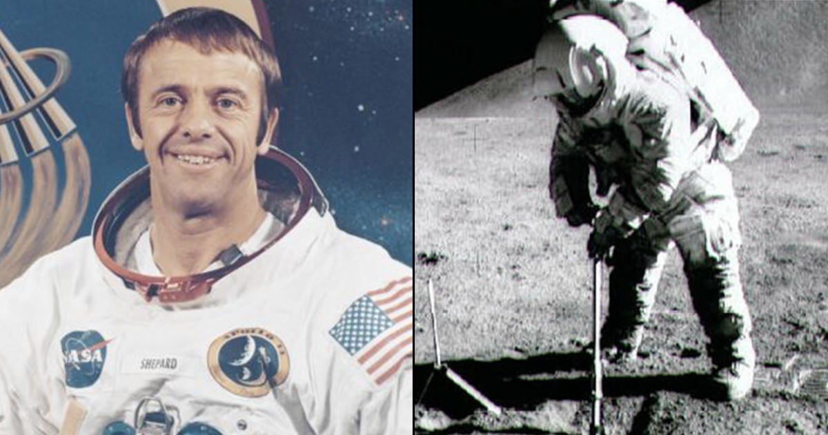 Astronaut Played Golf On The Moon Alan Shepard Moon Mission