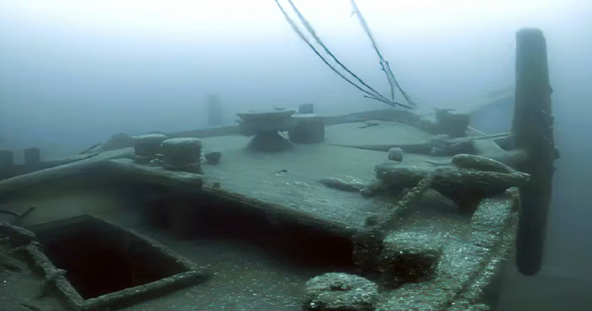 Long Lost Ship With Lifeboat Attached Found in Lake Huron
