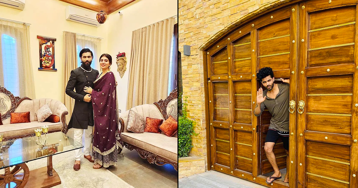 Cricketer Ravindra Jadeja Vintage House Photos
