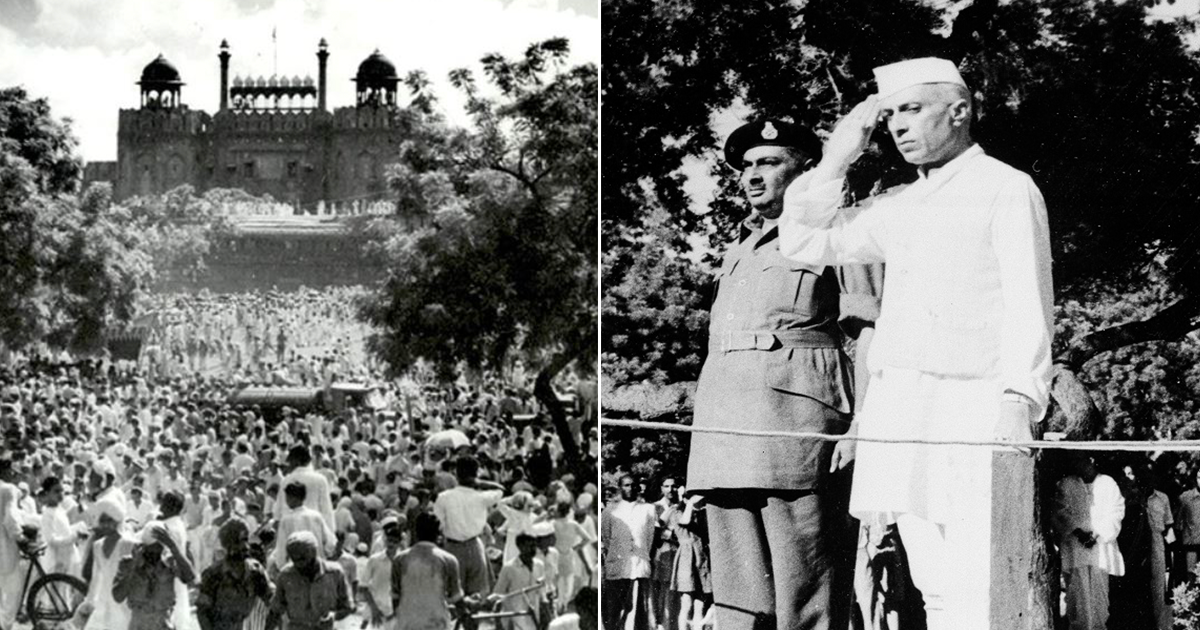 Jawaharlal Nehru did not hoist Indias first tricolour at Red Fort