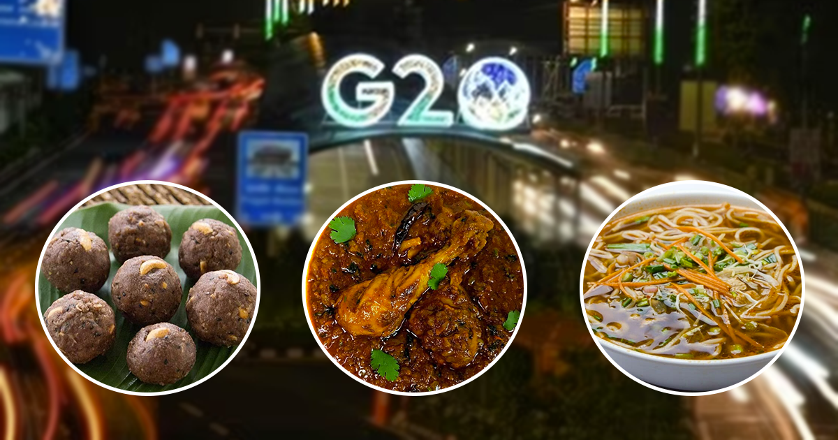 G20 Summit Special Food Menu List For Guests